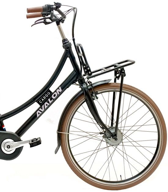 Avalon E Cargo Elektrische Fiets N7 28 Inch 50 Cm Mat Zwart