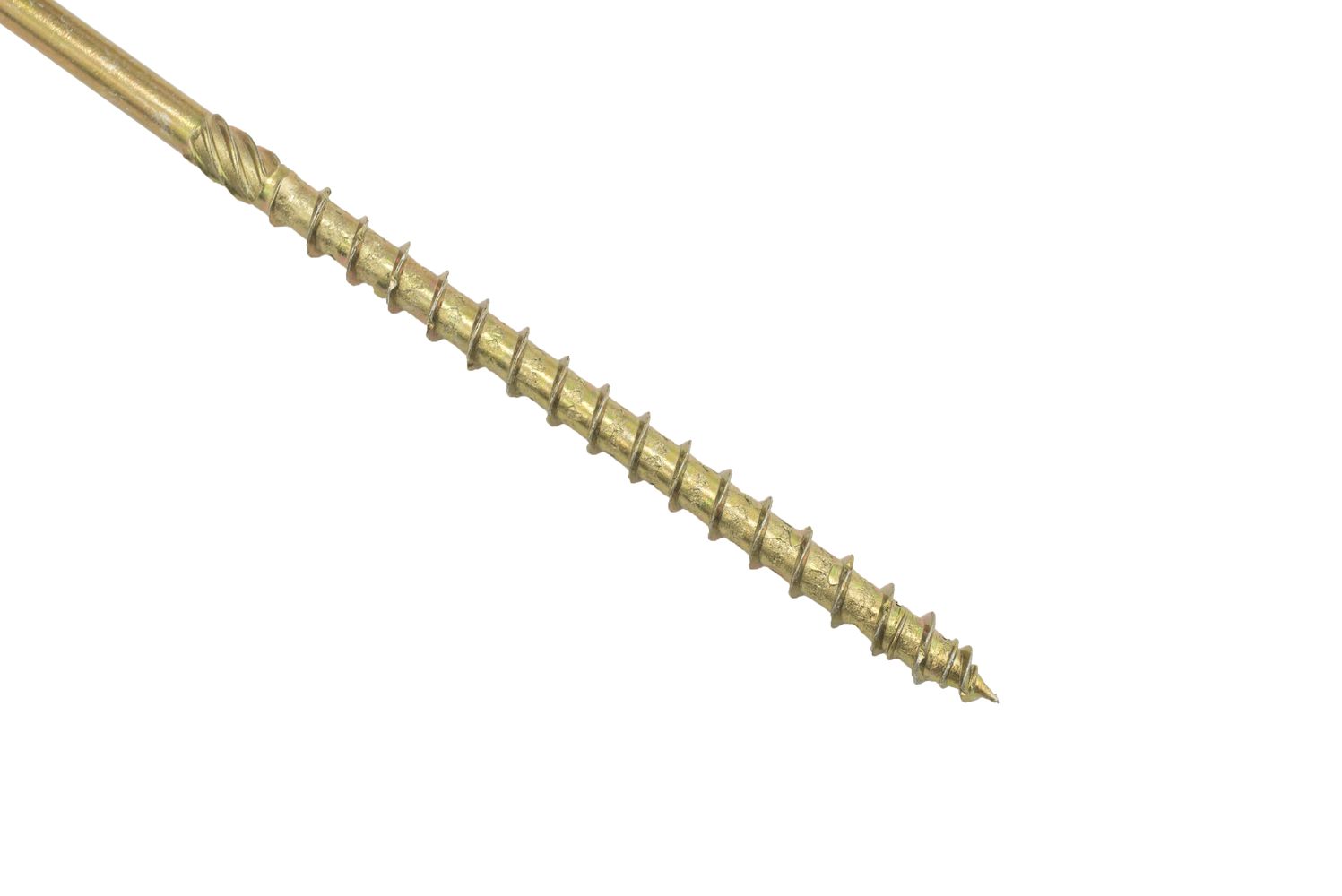 Buy Wood Construction Screws Yellow Galvanized 8 X 160 Mm 